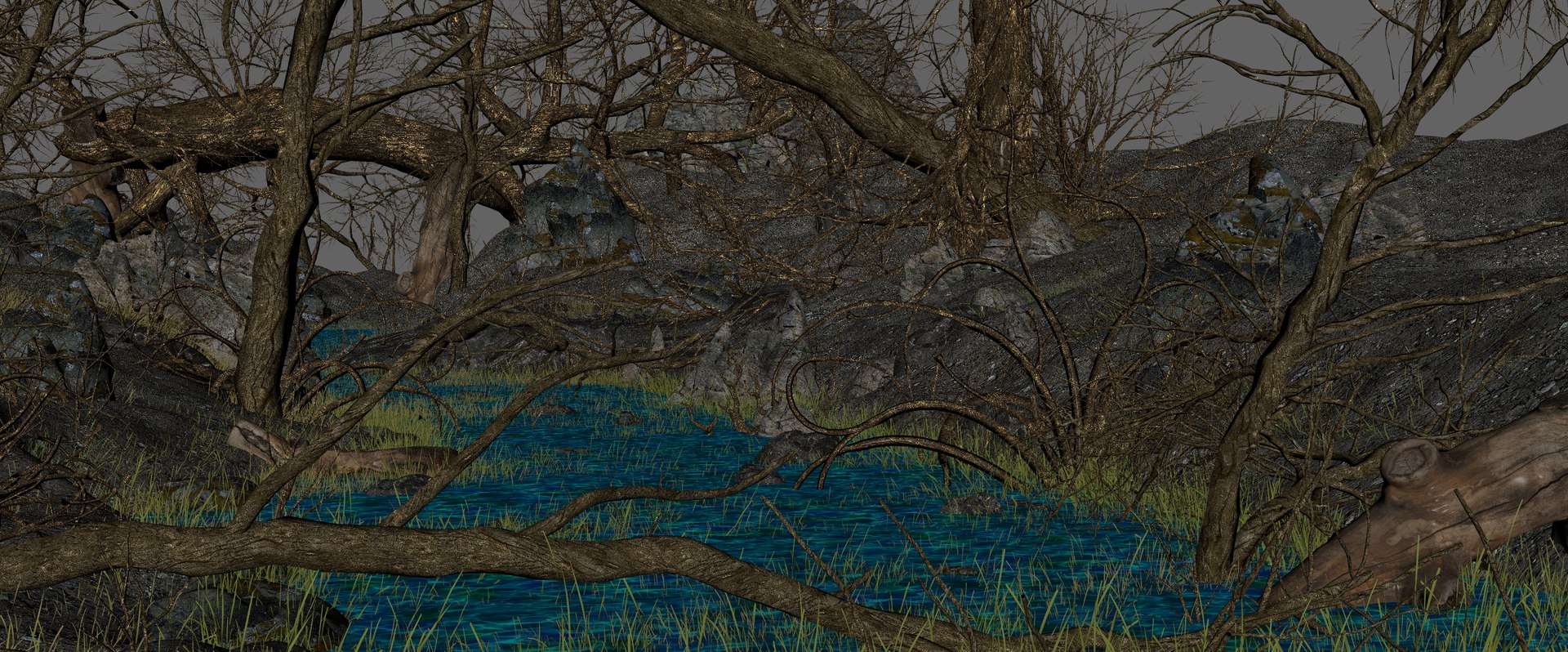 3D Sci-fi Swamp - TurboSquid 1461241