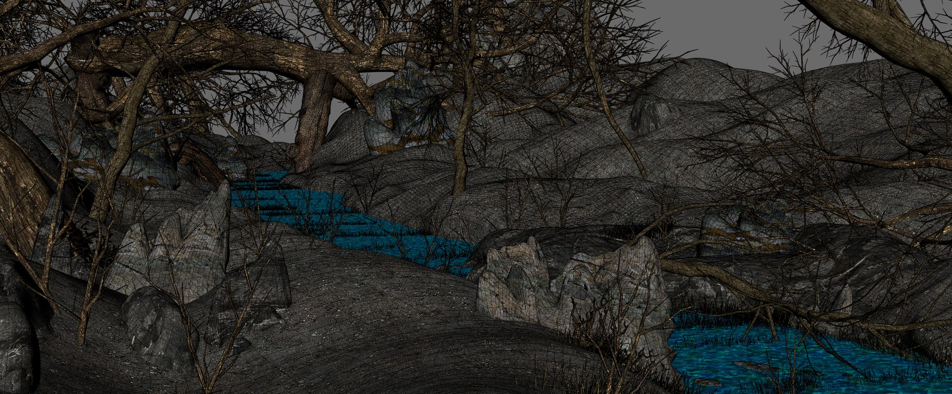 3D Sci-fi Swamp - TurboSquid 1461241