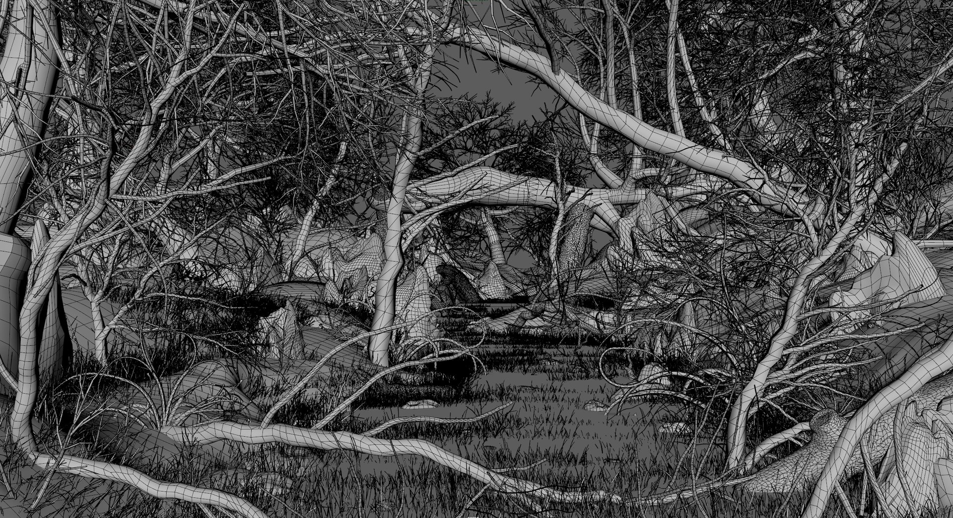 3D Sci-fi Swamp - TurboSquid 1461241