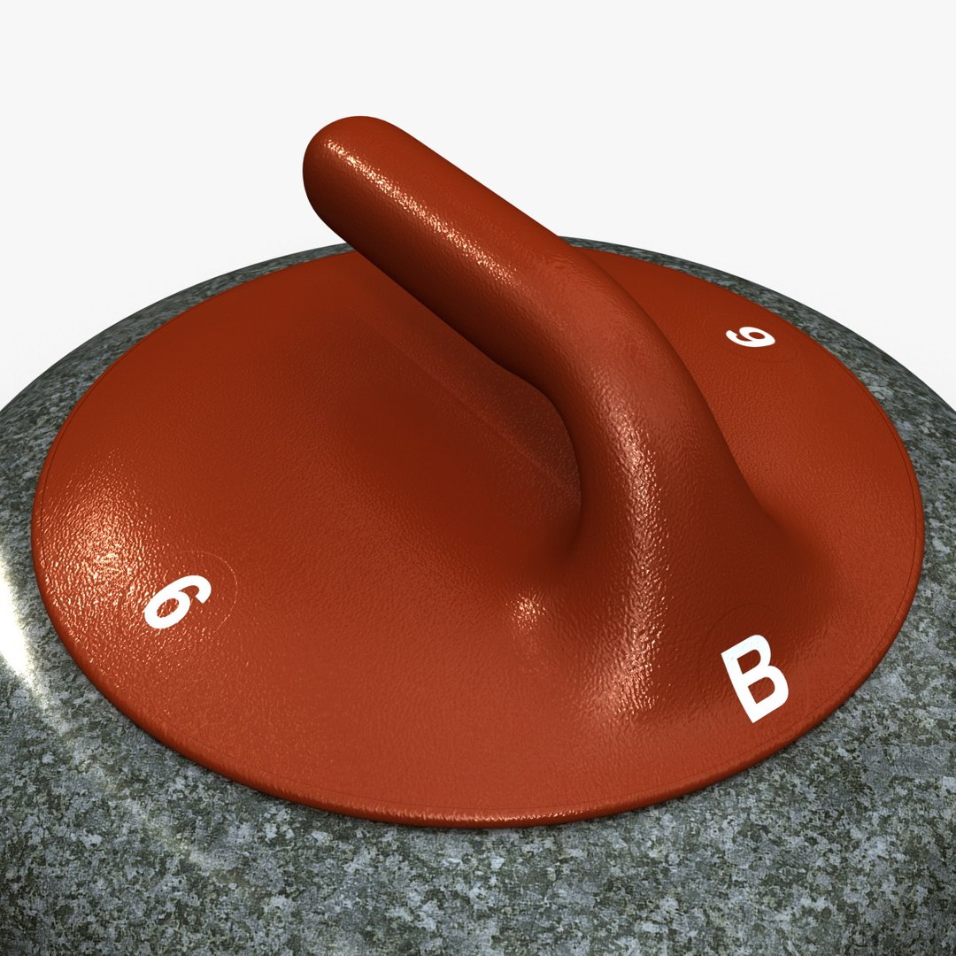 Curling Stone Red