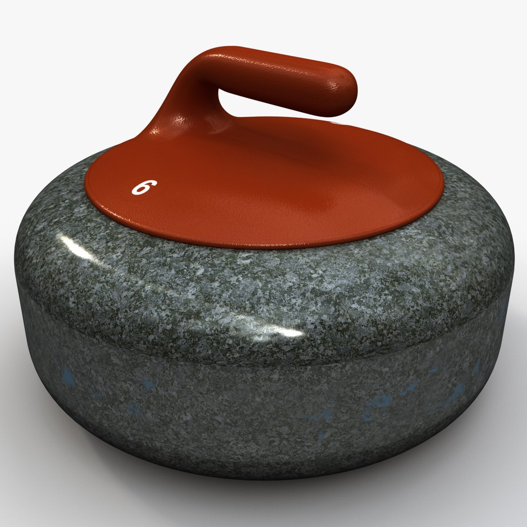 Curling Stone Red