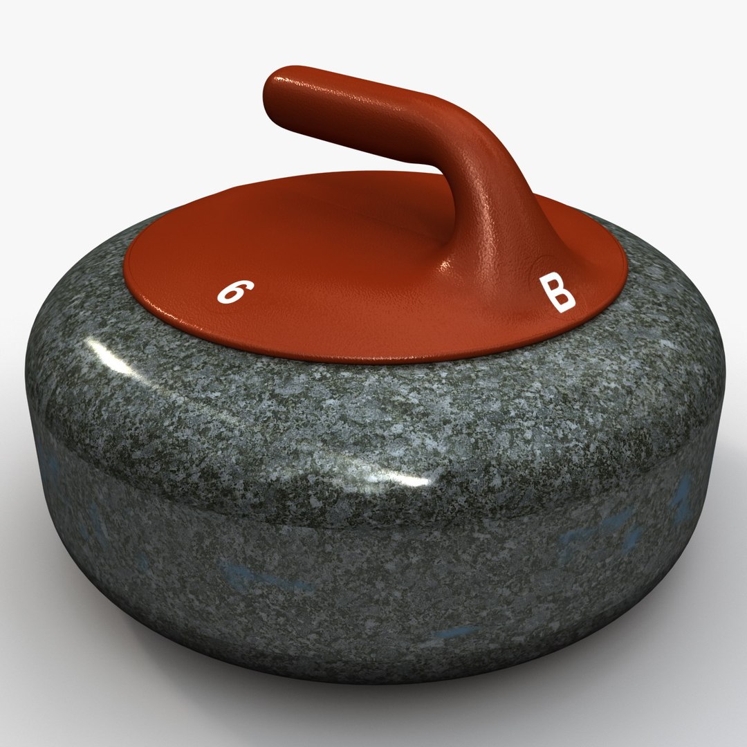 Curling Stone Red