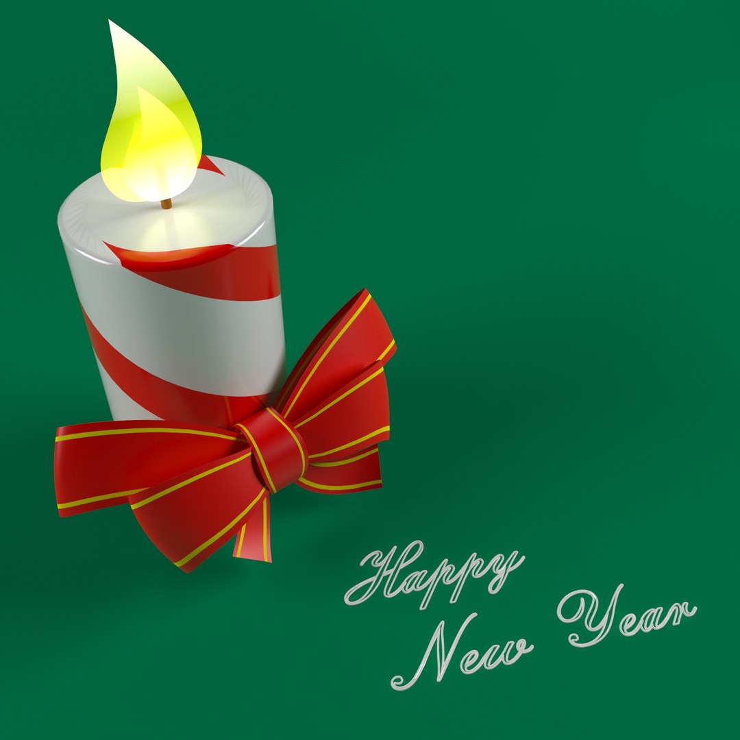 3D Model New Year Happy - TurboSquid 1343837