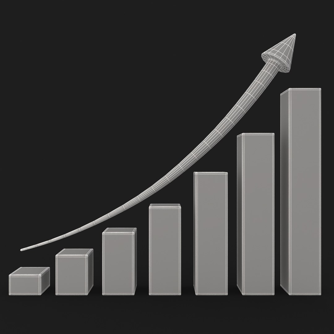 3d Model Trend Arrow 03