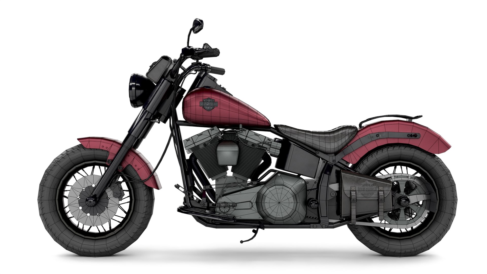 3D Harley Davidson Motorcycle - TurboSquid 1658933