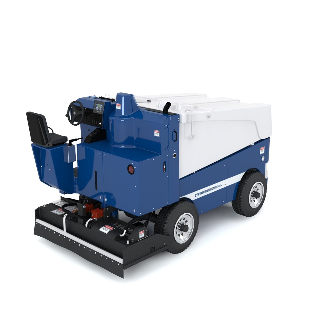 3d Max Zamboni Ice Resurfacer