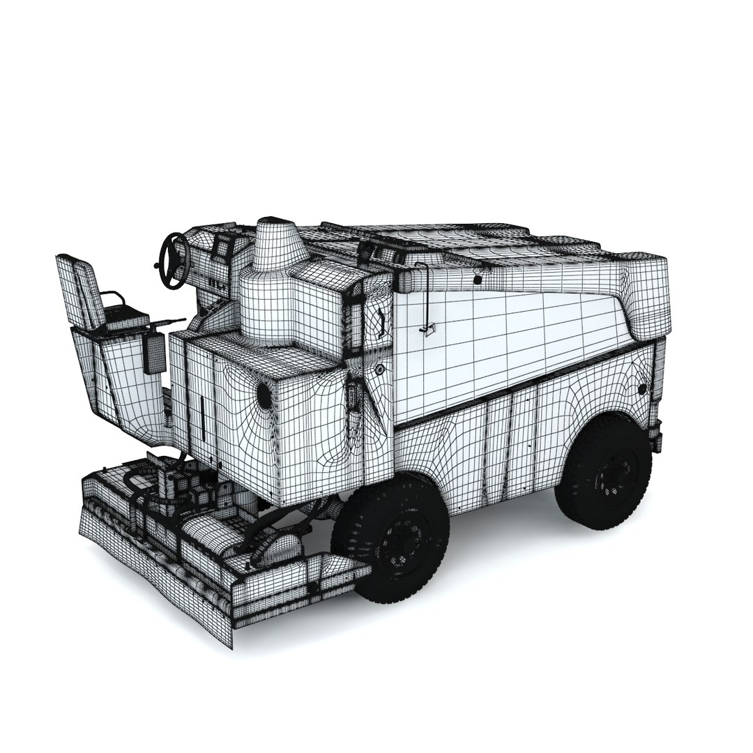 3d Max Zamboni Ice Resurfacer
