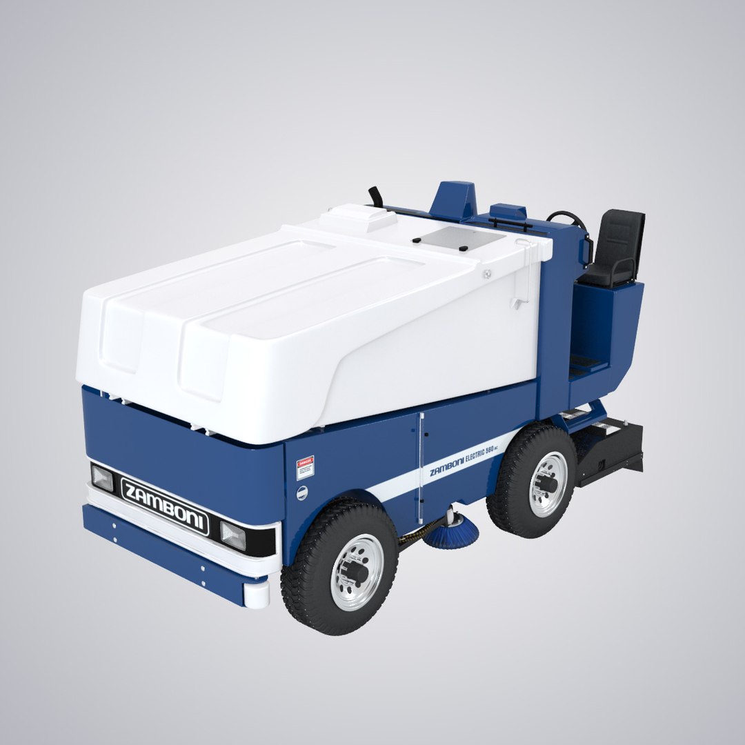 3d Max Zamboni Ice Resurfacer