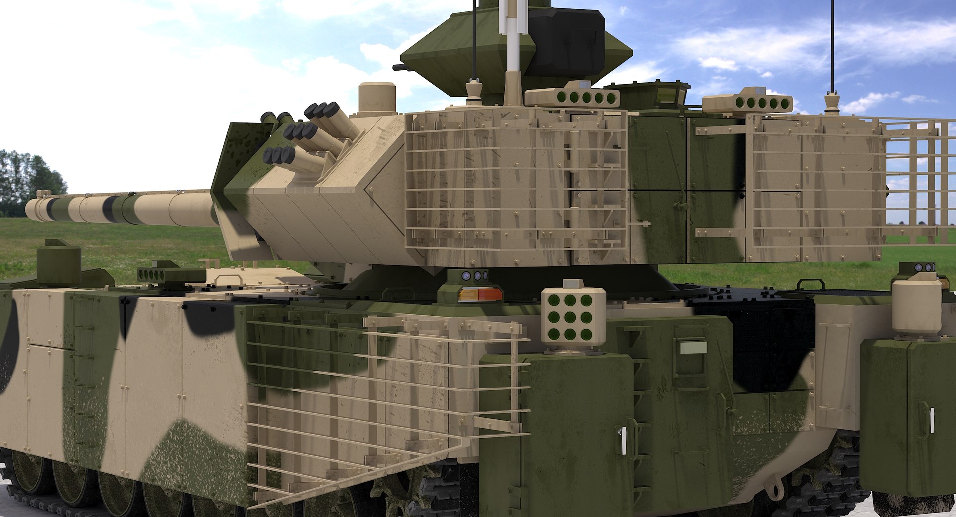 T-100 object-189 tank green 3D model - TurboSquid 1228518