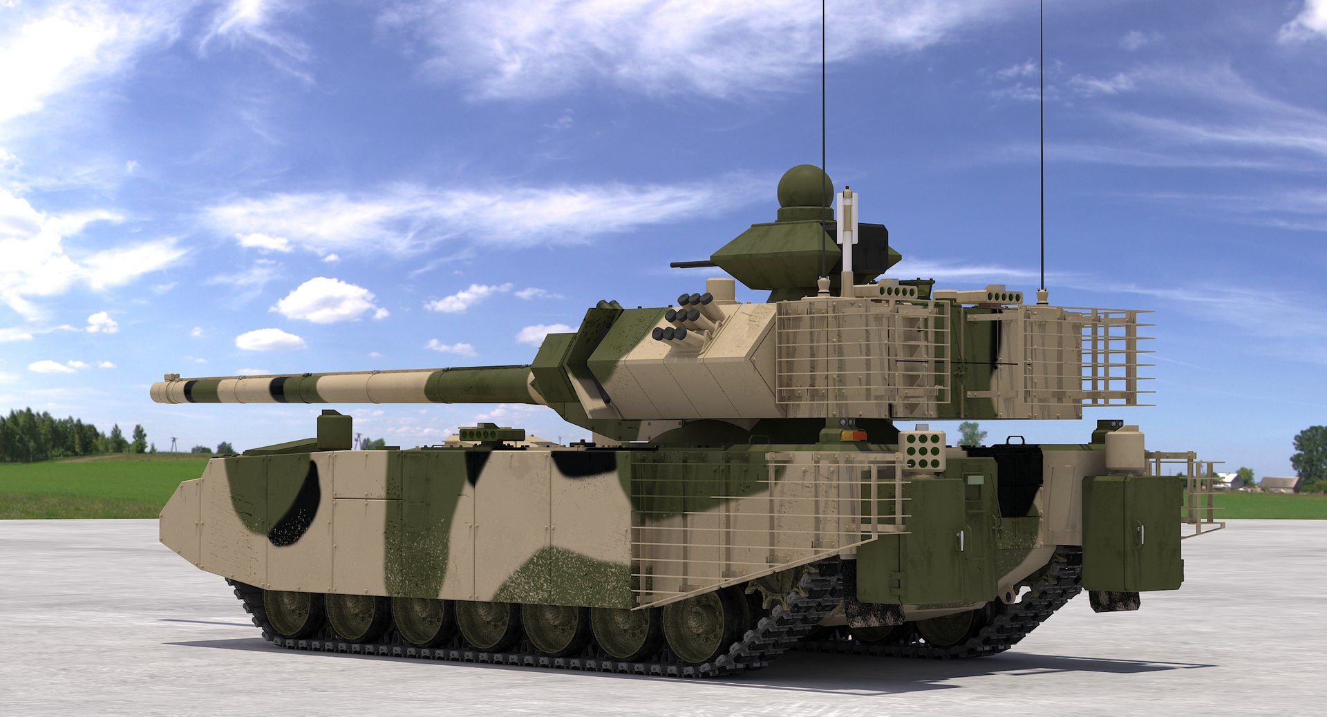T-100 object-189 tank green 3D model - TurboSquid 1228518