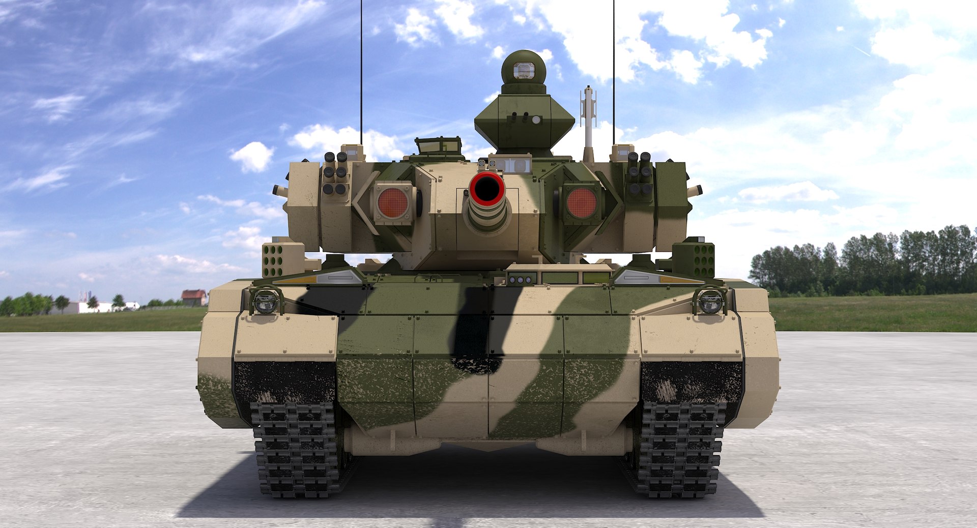 T-100 object-189 tank green 3D model - TurboSquid 1228518