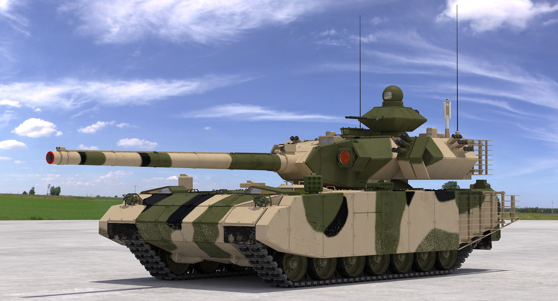 T-100 object-189 tank green 3D model - TurboSquid 1228518
