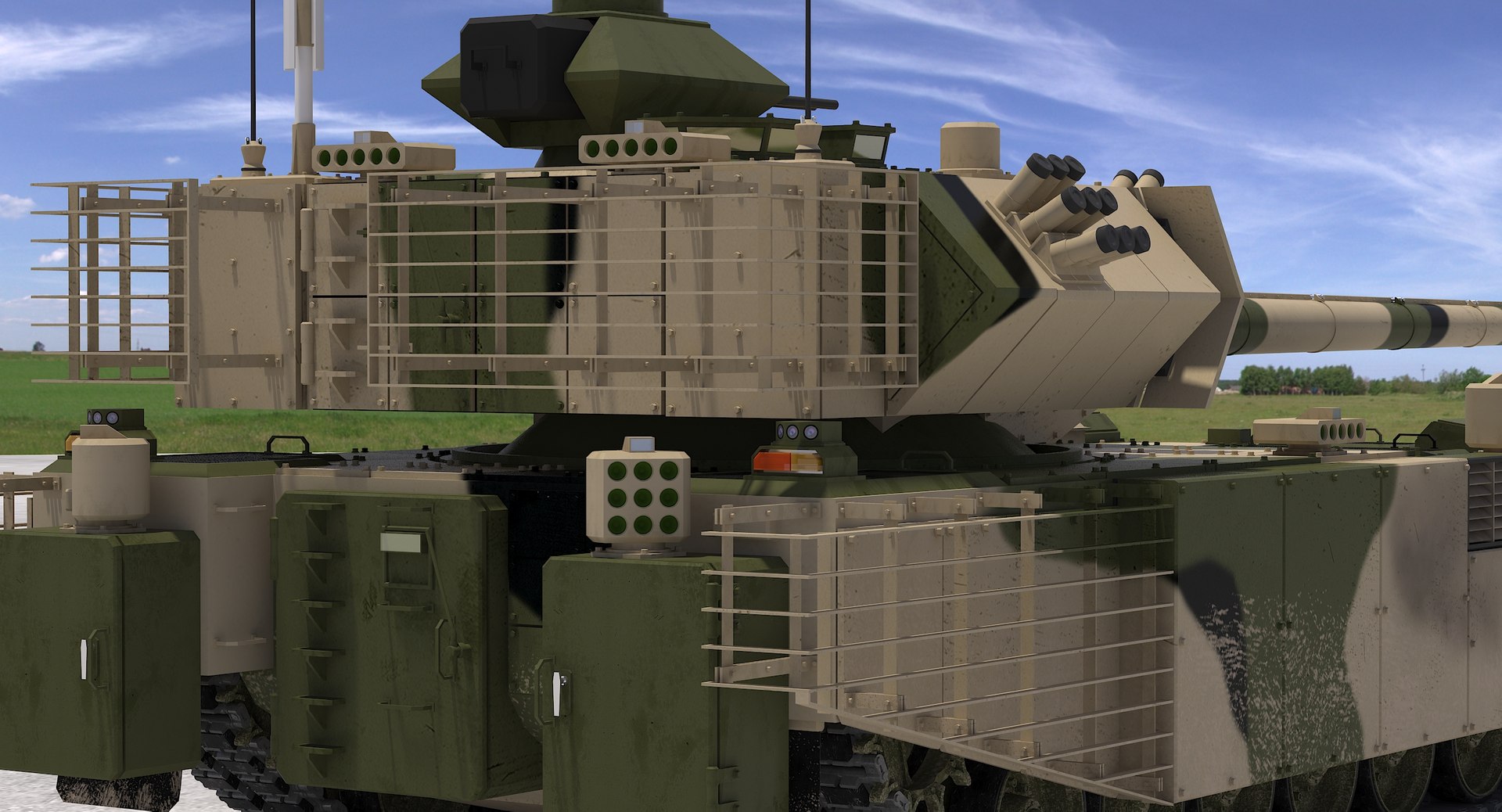 T-100 Object-189 Tank Green 3D Model - TurboSquid 1228518