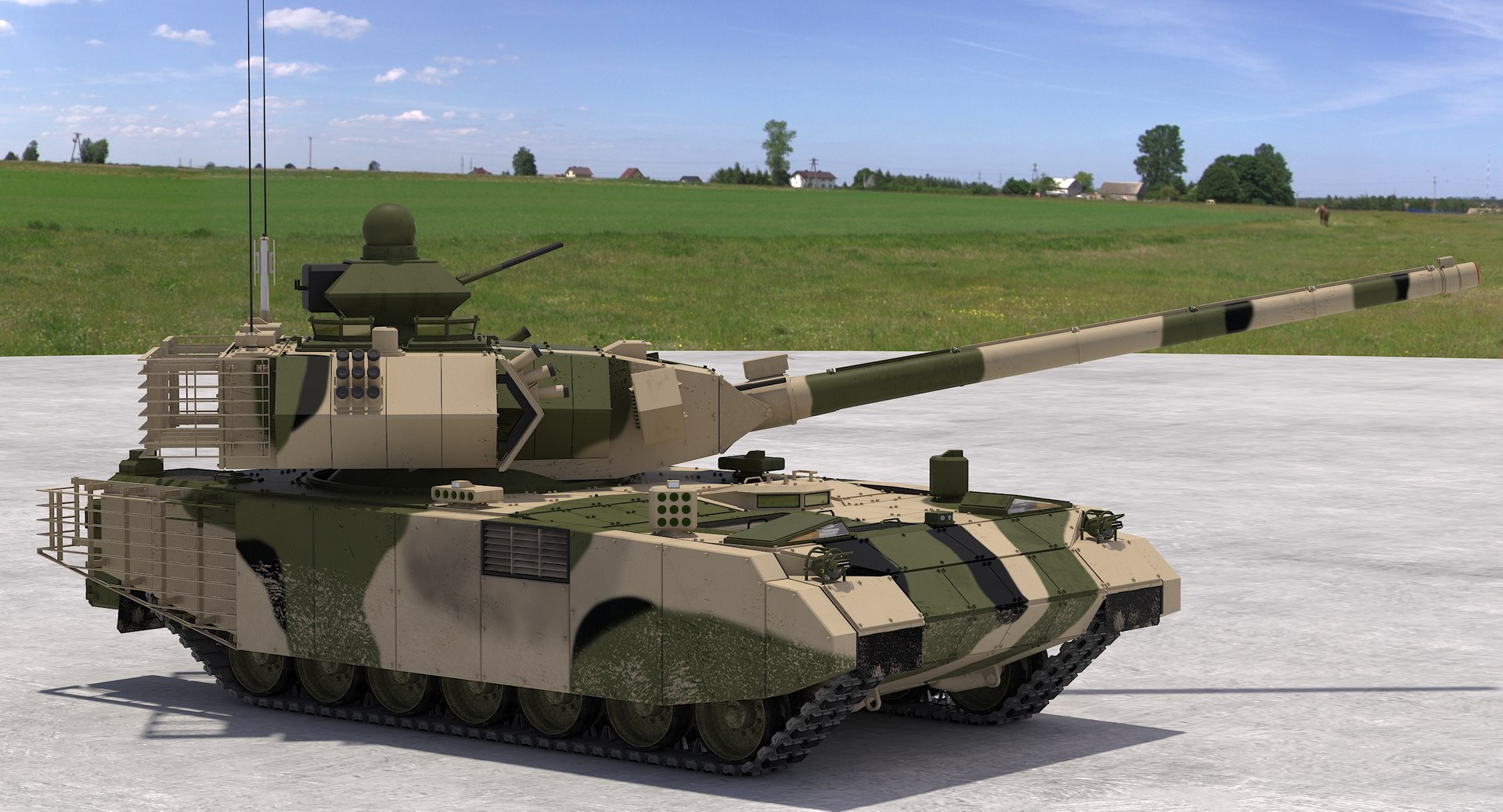 T-100 object-189 tank green 3D model - TurboSquid 1228518