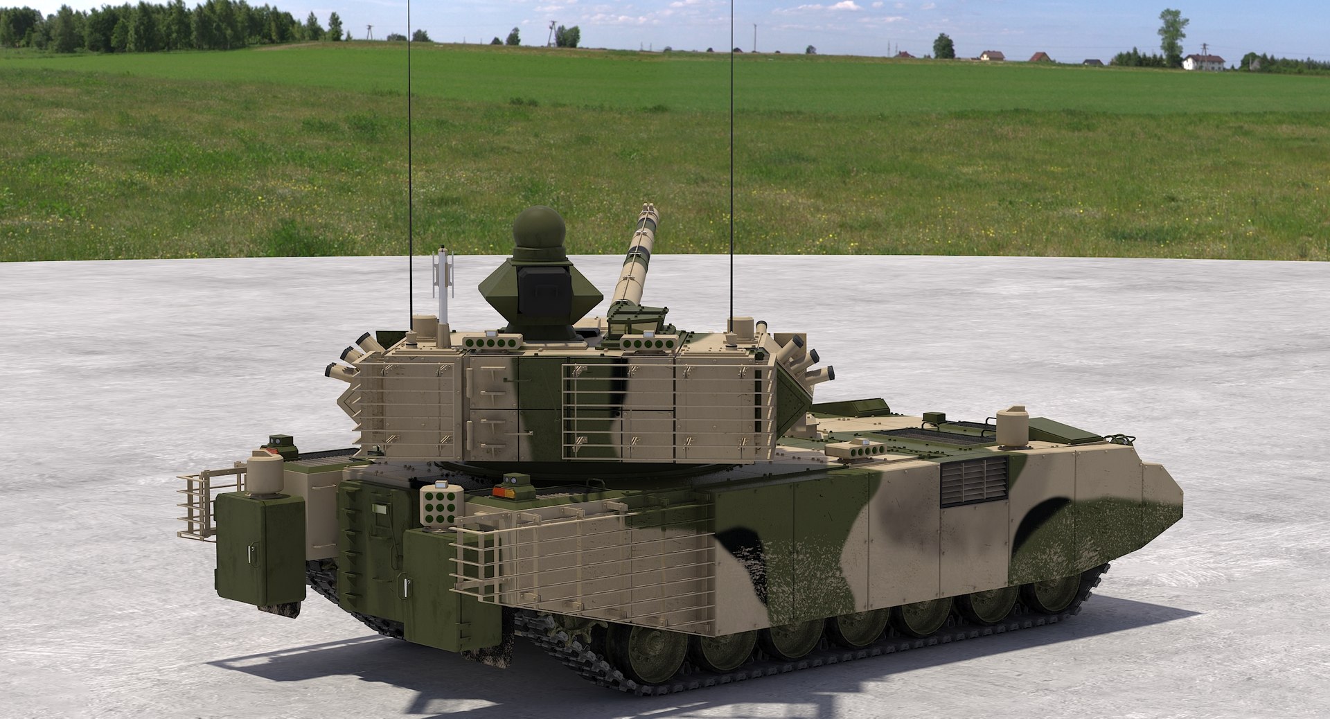 T-100 object-189 tank green 3D model - TurboSquid 1228518