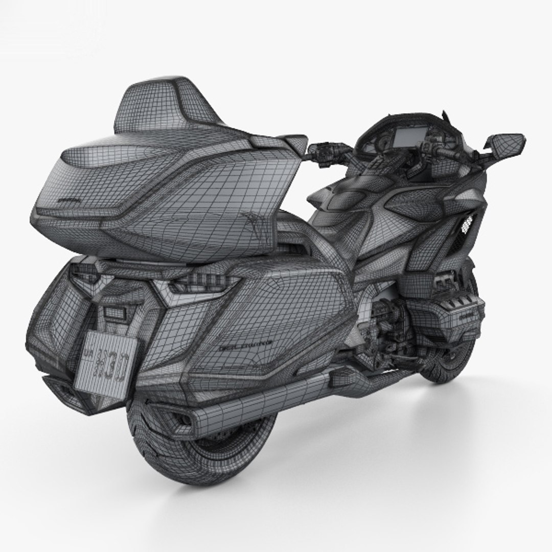 Honda gold wing 3D model - TurboSquid 1476162