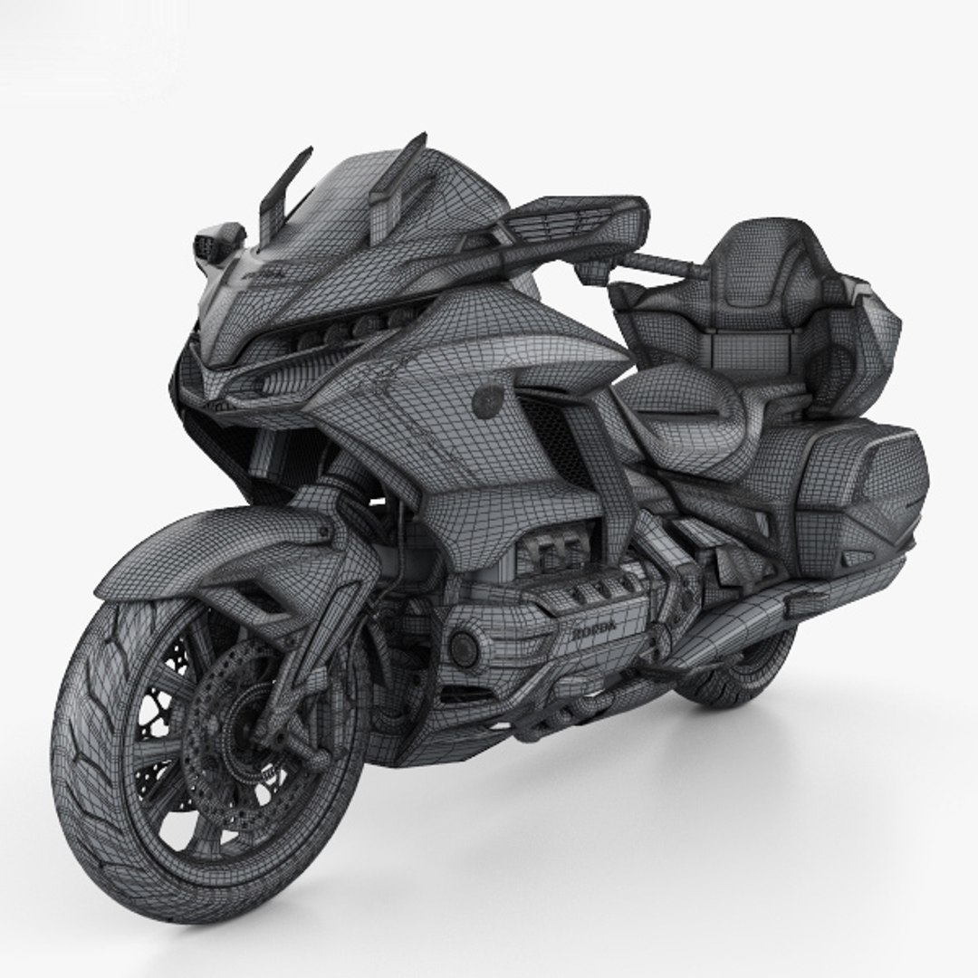 Honda gold wing 3D model - TurboSquid 1476162