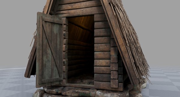 3D Forest Hut - TurboSquid 1957696