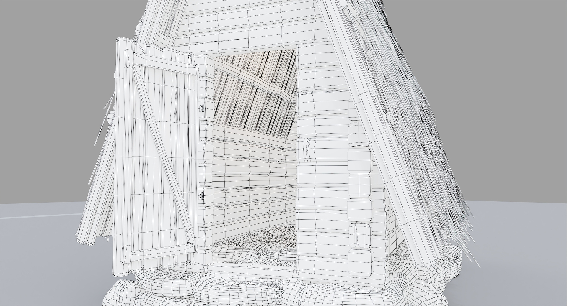 3D Forest Hut - TurboSquid 1957696