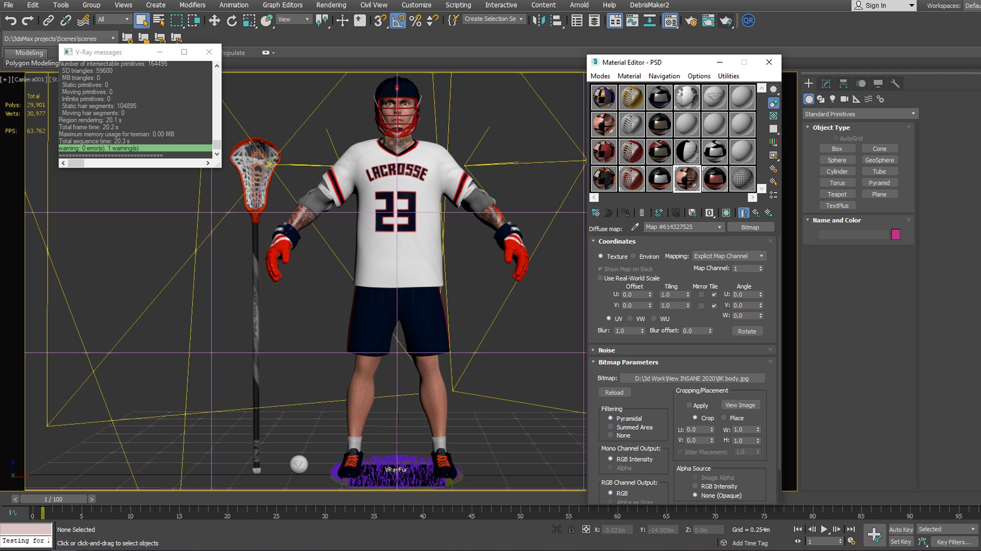 3D Lacrosse Players model - TurboSquid 1808460