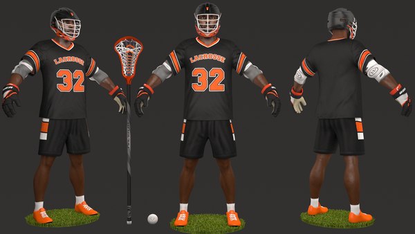 3D Lacrosse Players model - TurboSquid 1808460