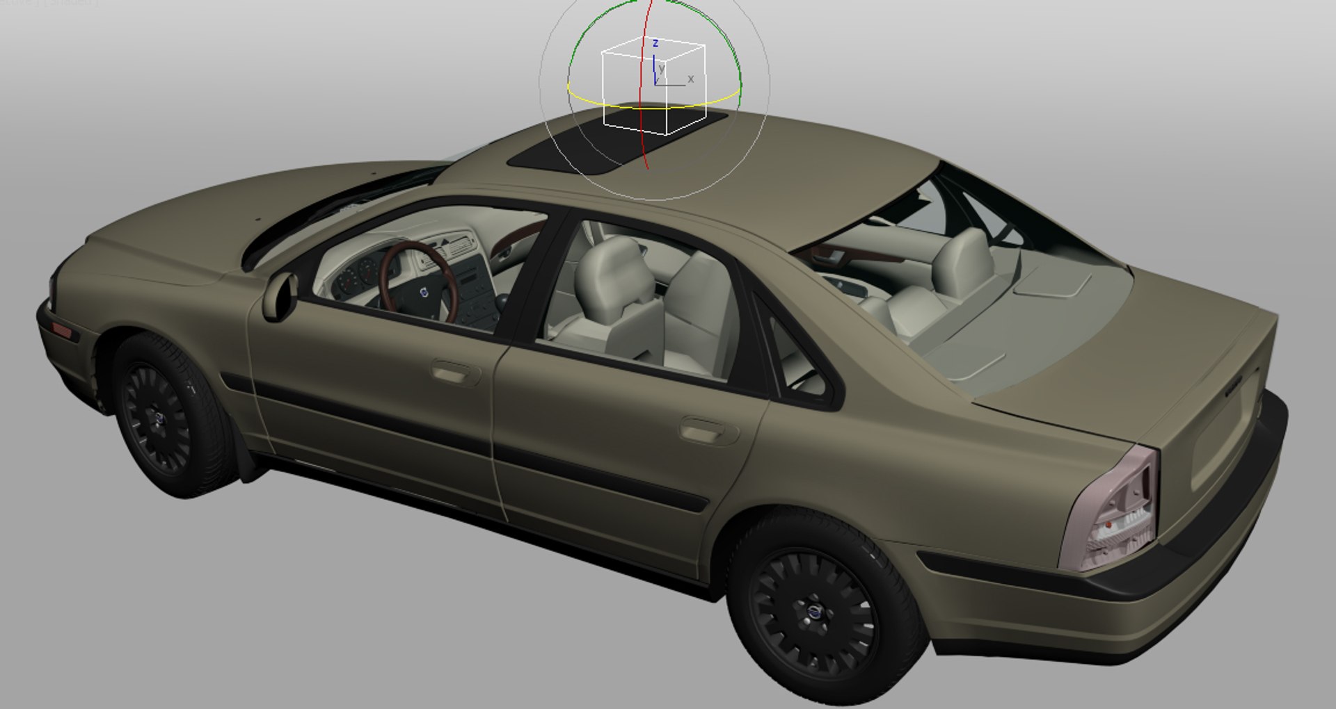 Volvo S80 T5 3D - TurboSquid 2011598