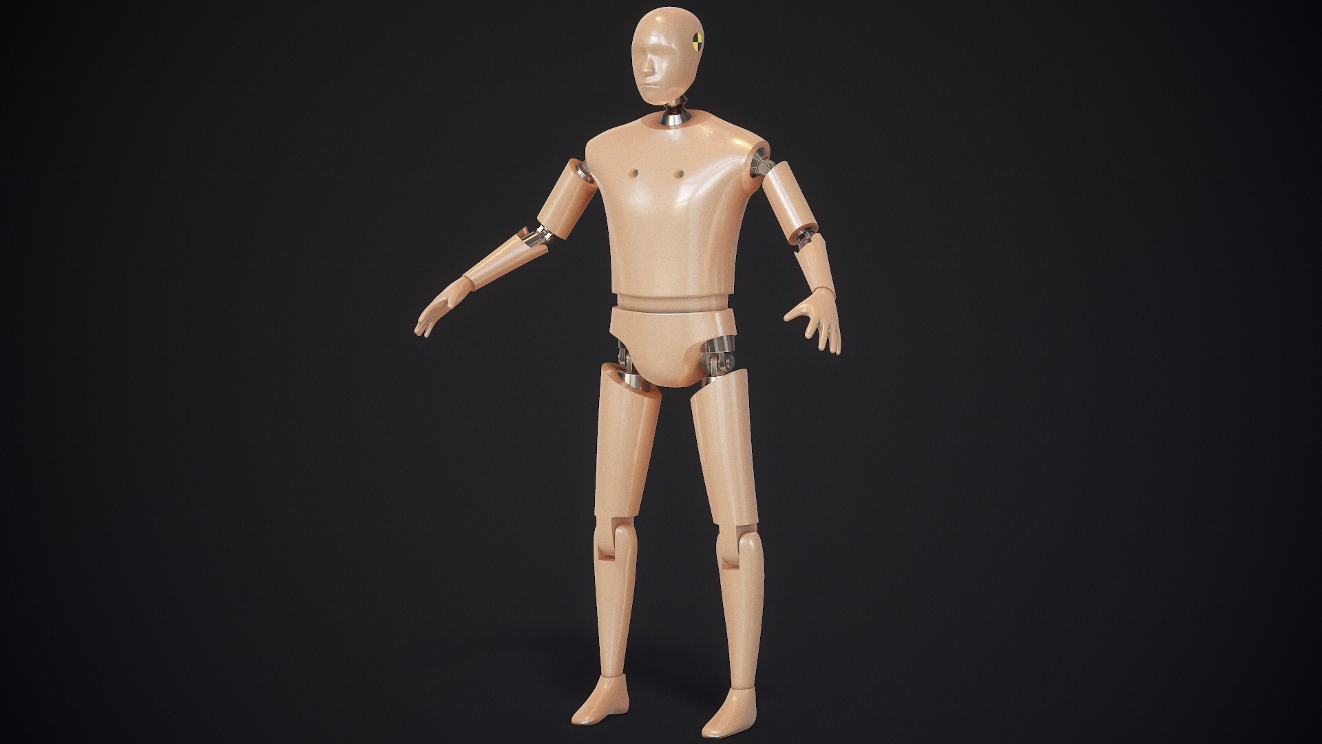 3D Model Crash Test Dummy - TurboSquid 1575542