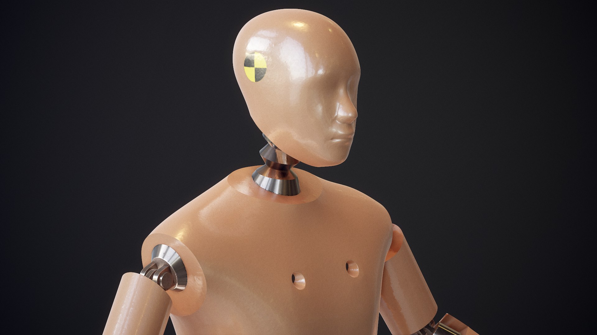 3D Model Crash Test Dummy - TurboSquid 1575542