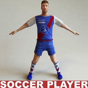 Soccer Player 3D Models for Download | TurboSquid