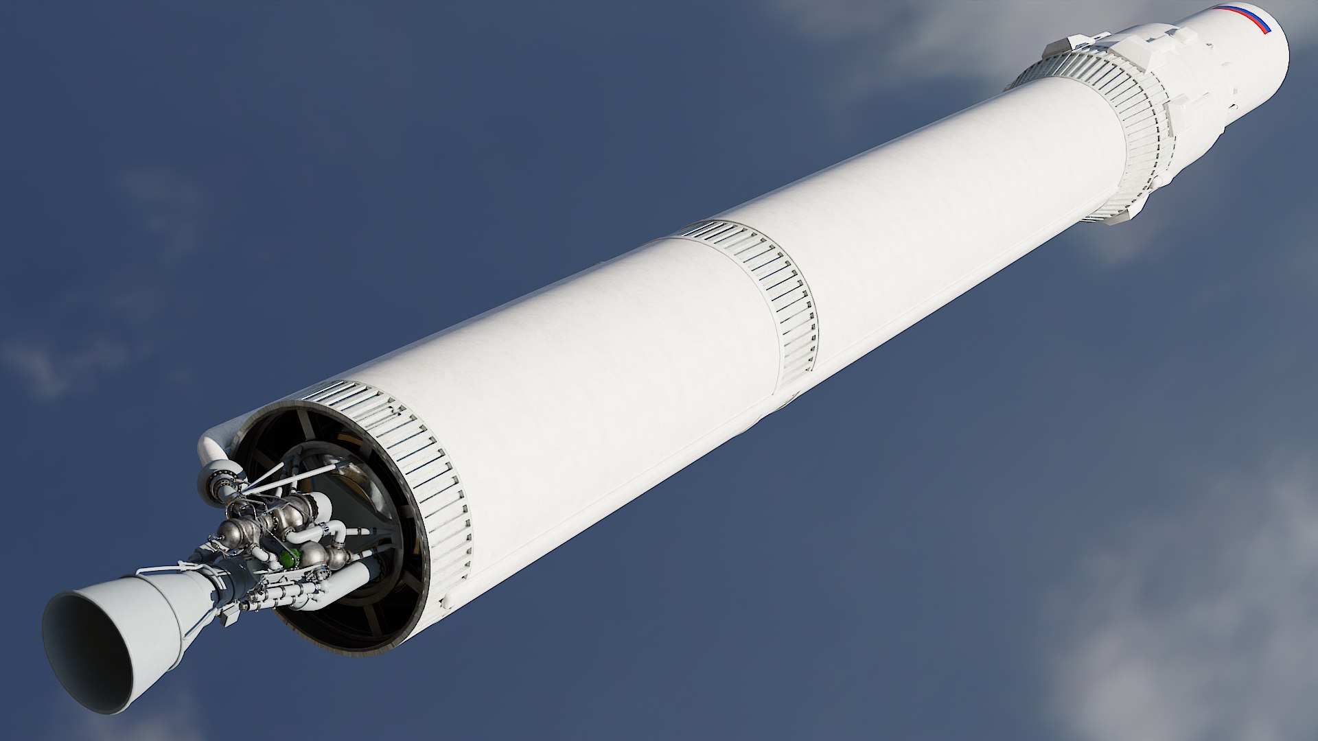 Angara Rocket 3D - TurboSquid 1512806