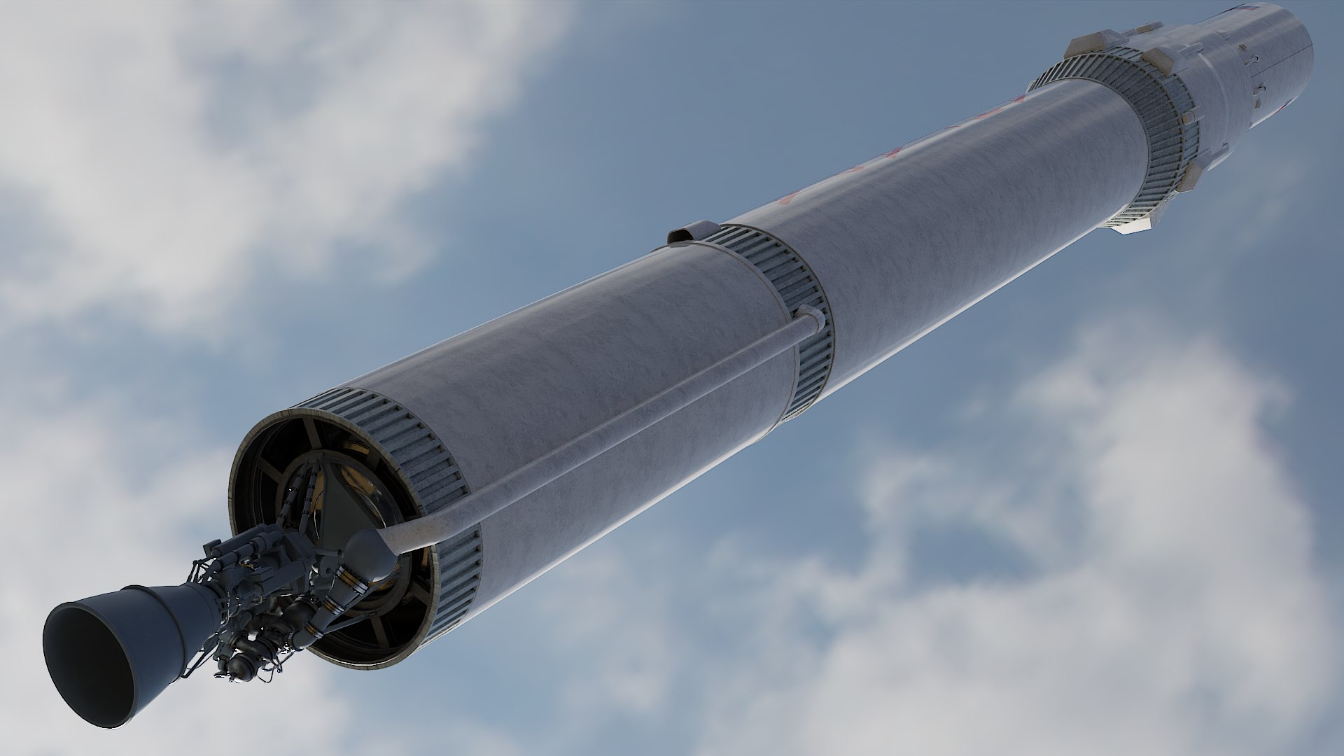 Angara Rocket 3D - TurboSquid 1512806