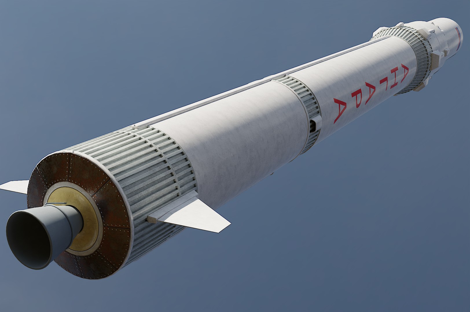 Angara Rocket 3D - TurboSquid 1512806