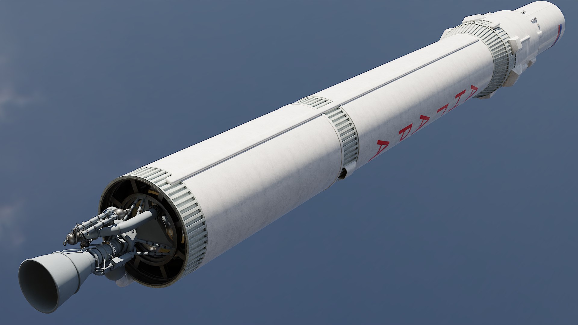 Angara Rocket 3D - TurboSquid 1512806