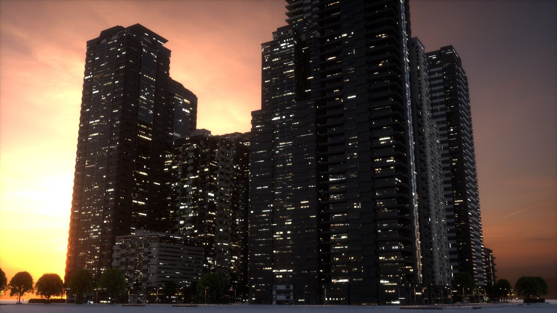 City Block Type A06 3D Model - TurboSquid 2091257