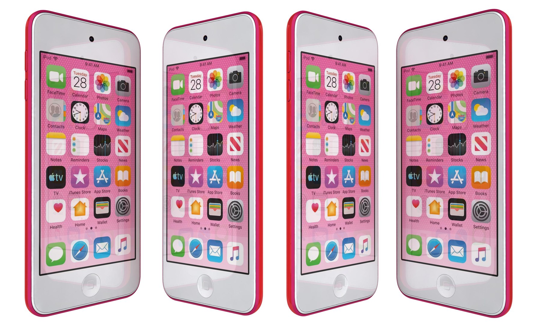 3D Apple Ipod Touch Colors - TurboSquid 1418098