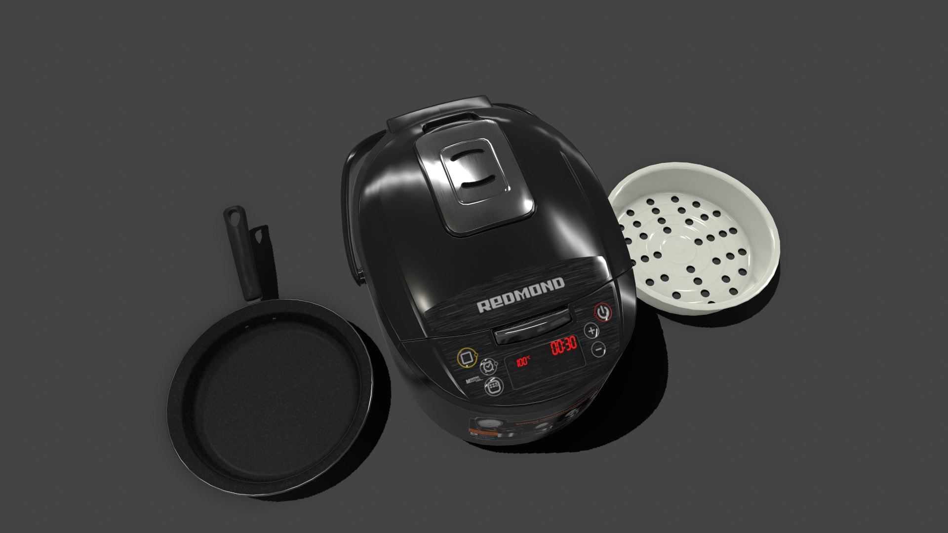 Multi Cooker Redmond Rmk-m452 3D Model - TurboSquid 1412804