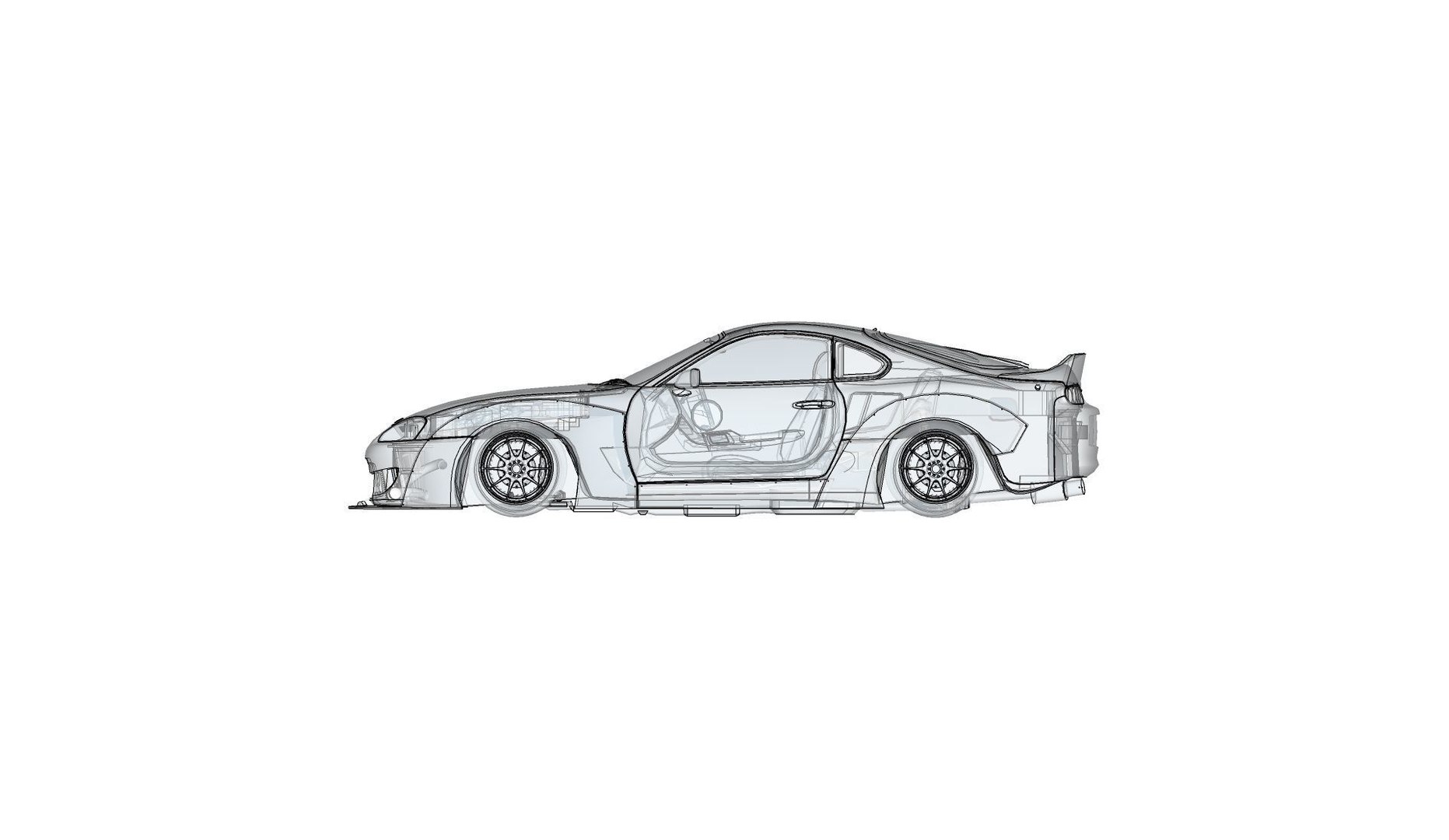 Toyota Supra A80 3D Model - TurboSquid 2223792