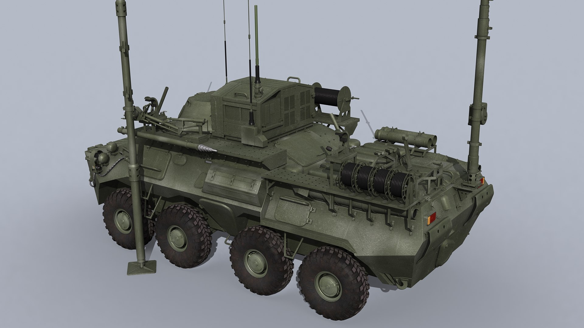 3D MP-2IME Communication Equipment Vehicle - TurboSquid 2193950