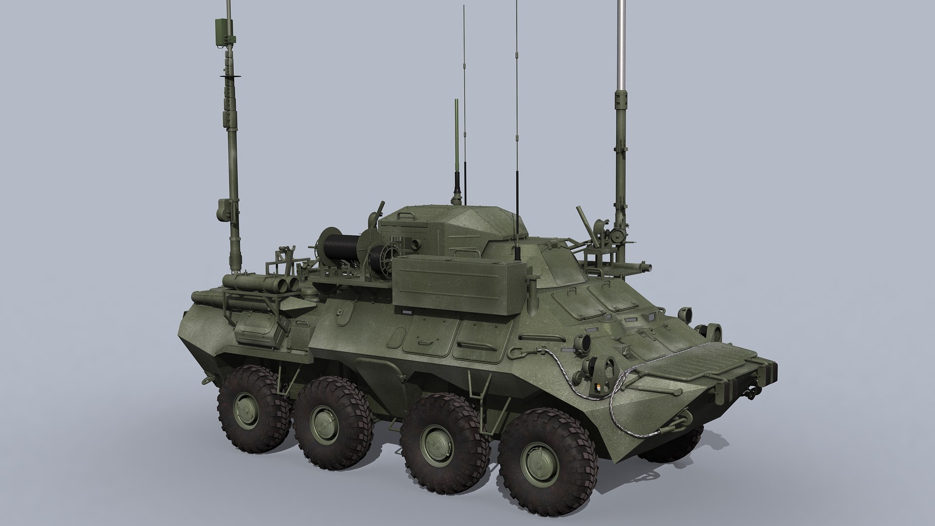 3D MP-2IME Communication Equipment Vehicle - TurboSquid 2193950