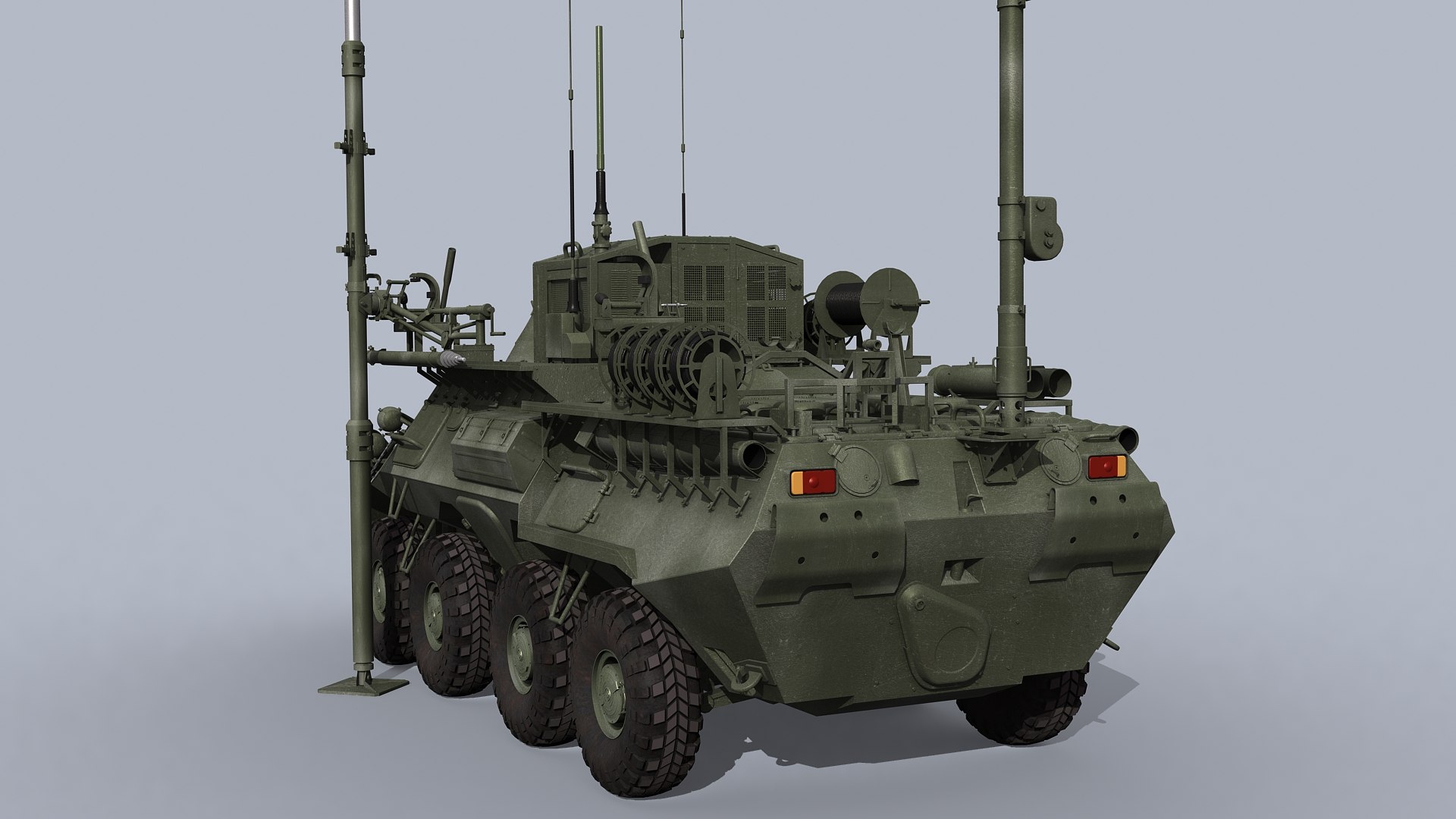 3D MP-2IME Communication Equipment Vehicle - TurboSquid 2193950