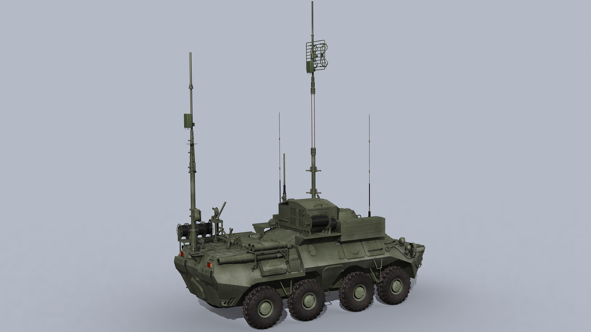 3D MP-2IME Communication Equipment Vehicle - TurboSquid 2193950