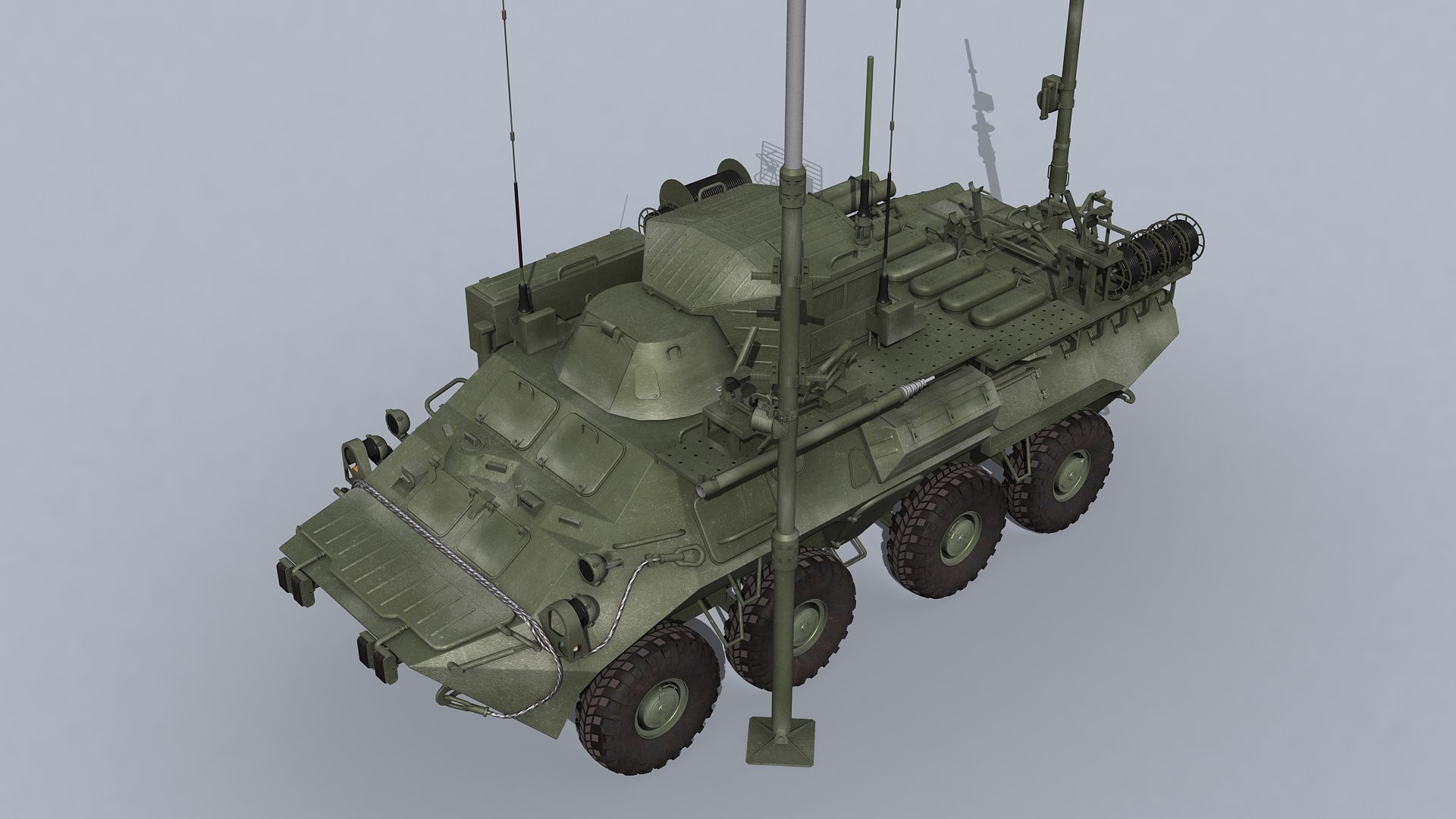 3D MP-2IME Communication Equipment Vehicle - TurboSquid 2193950