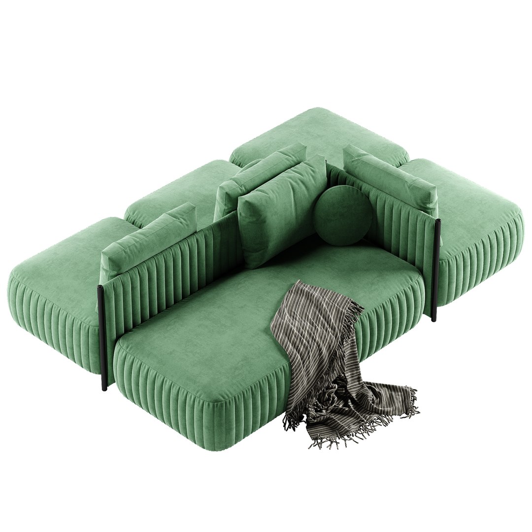 Saba Italia Metis sofa set 1 3D - TurboSquid 2160412