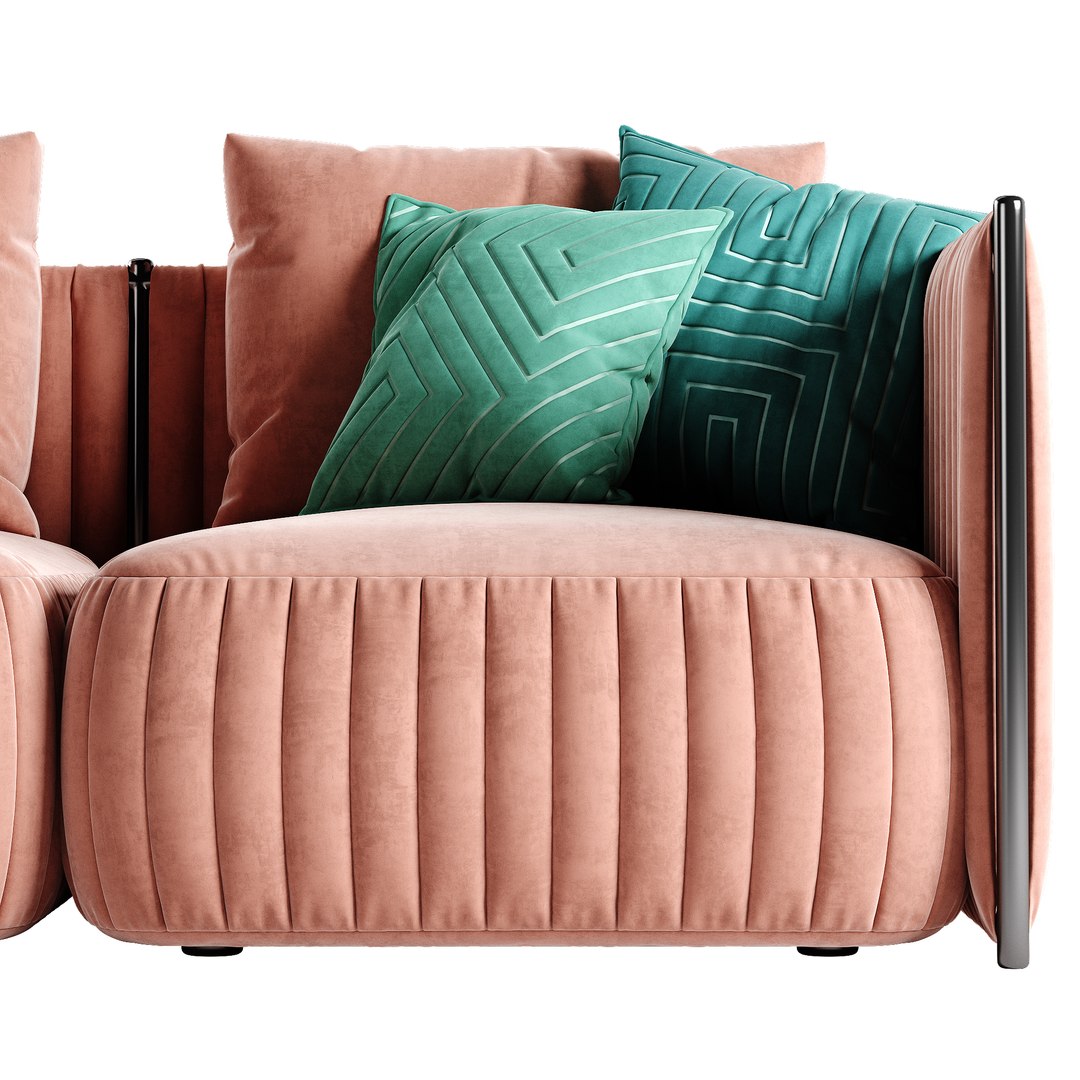 Saba Italia Metis sofa set 1 3D - TurboSquid 2160412