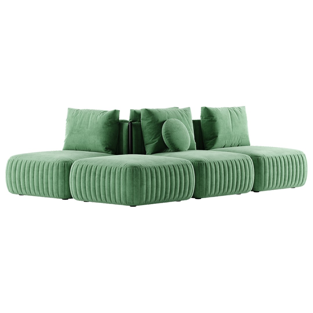 Saba Italia Metis sofa set 1 3D - TurboSquid 2160412