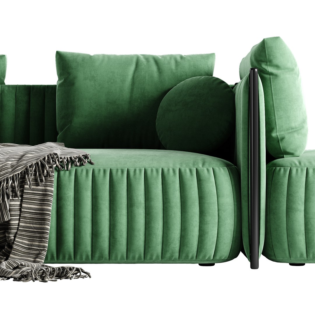 Saba Italia Metis sofa set 1 3D - TurboSquid 2160412