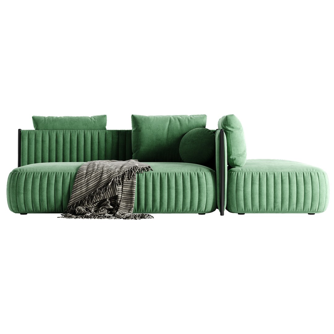 Saba Italia Metis sofa set 1 3D - TurboSquid 2160412