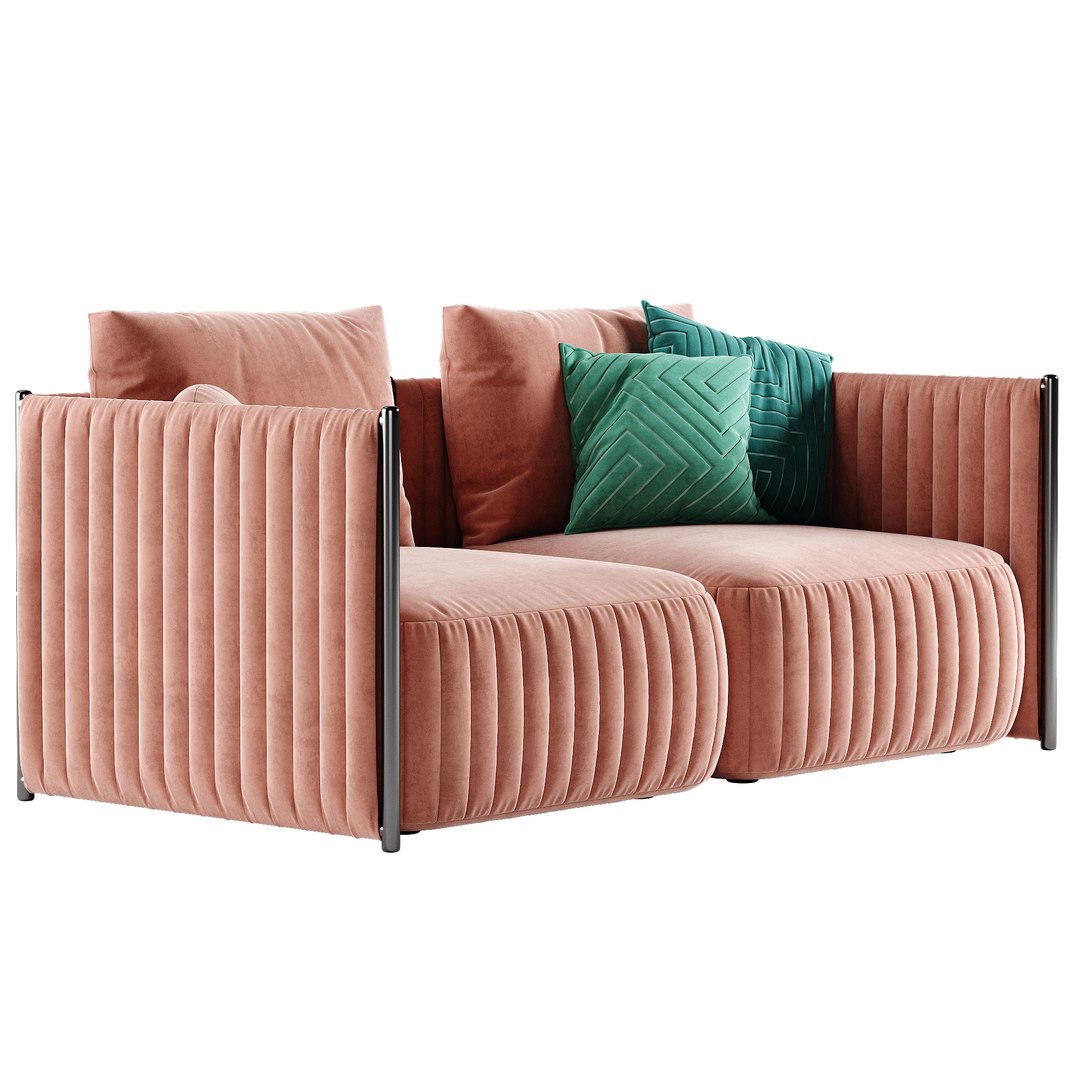 Saba Italia Metis sofa set 1 3D - TurboSquid 2160412