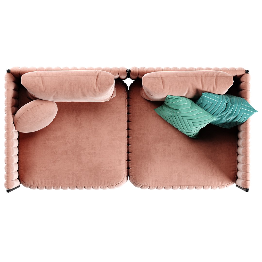 Saba Italia Metis sofa set 1 3D - TurboSquid 2160412