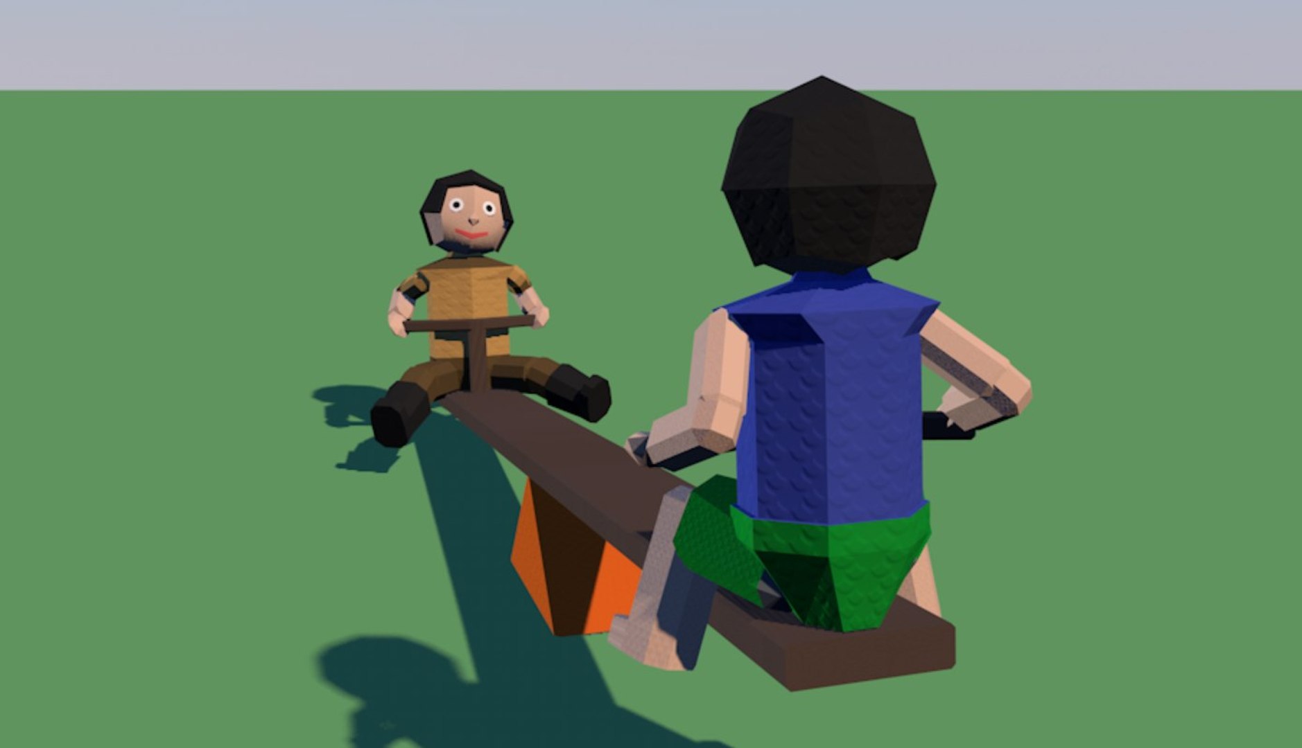 3D Origami Swing Model - TurboSquid 1365823